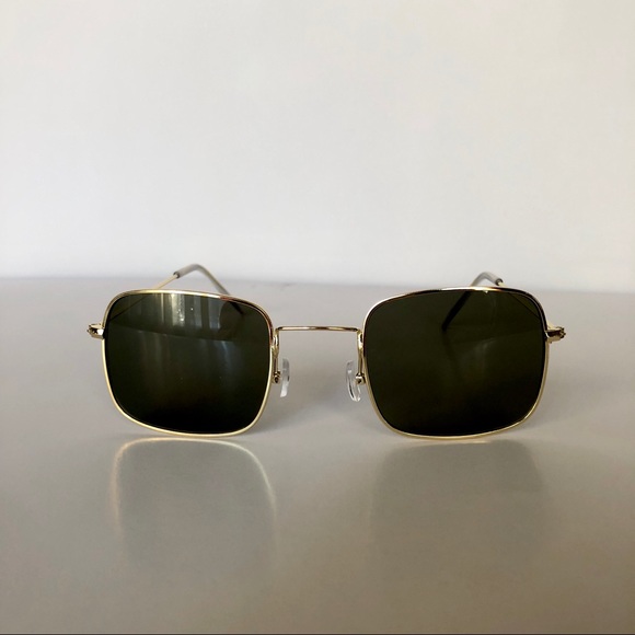 Accessories | 9s Vintage Retro Rectangle Sunglasses | Poshmark